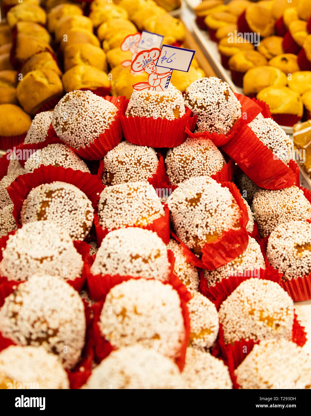 Traditional Mexican pastries in bakery in Mexico City, Mexico Stock ...