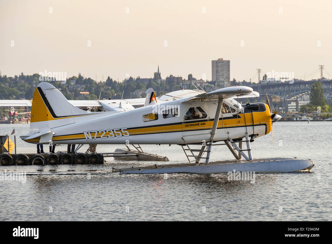 SEATTLE WA, USA - JUNE 2018: De Havilland Beaver float plane operated ...