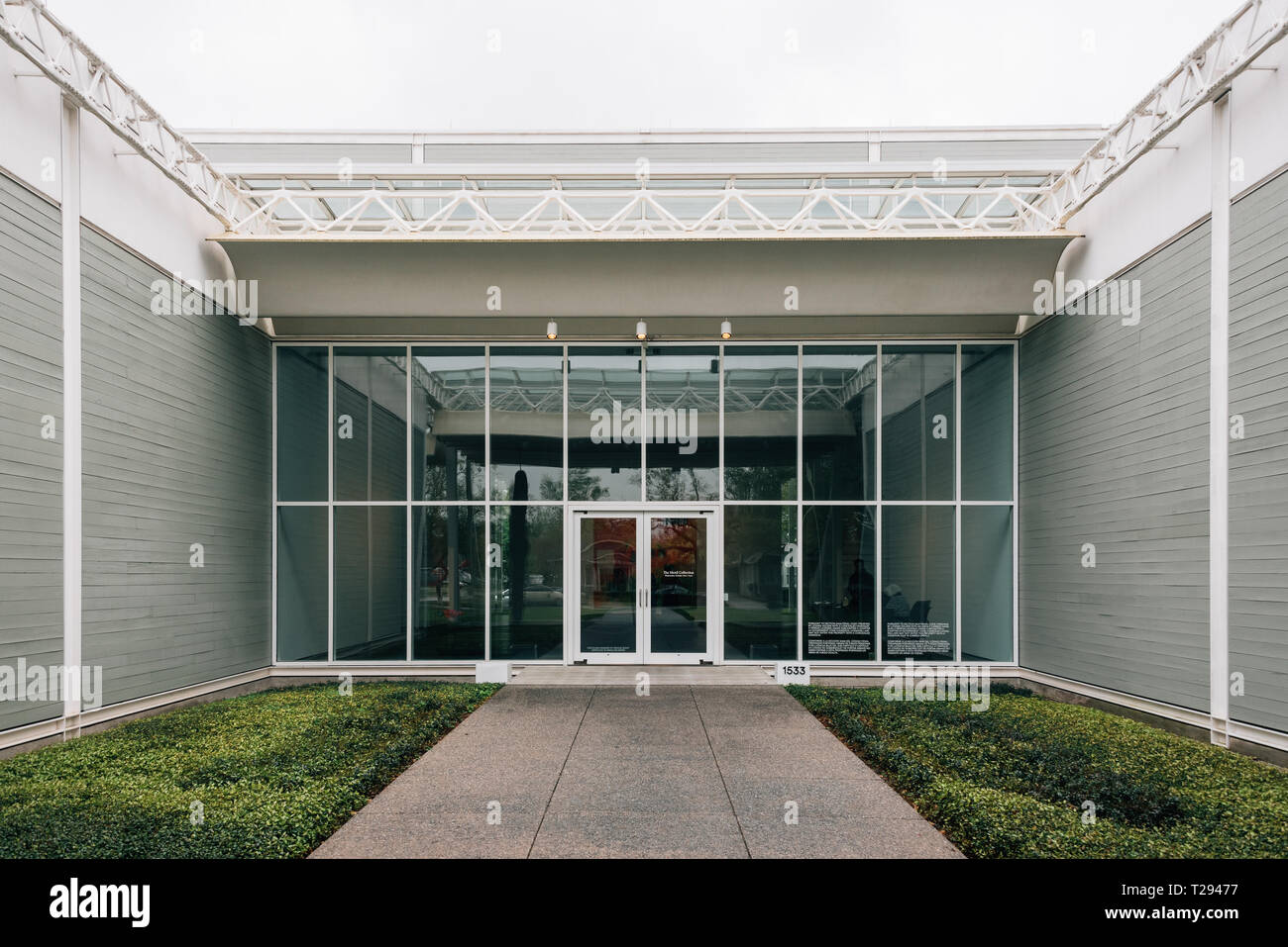 The exterior of the Menil Collection, in Houston, Texas Stock Photo - Alamy