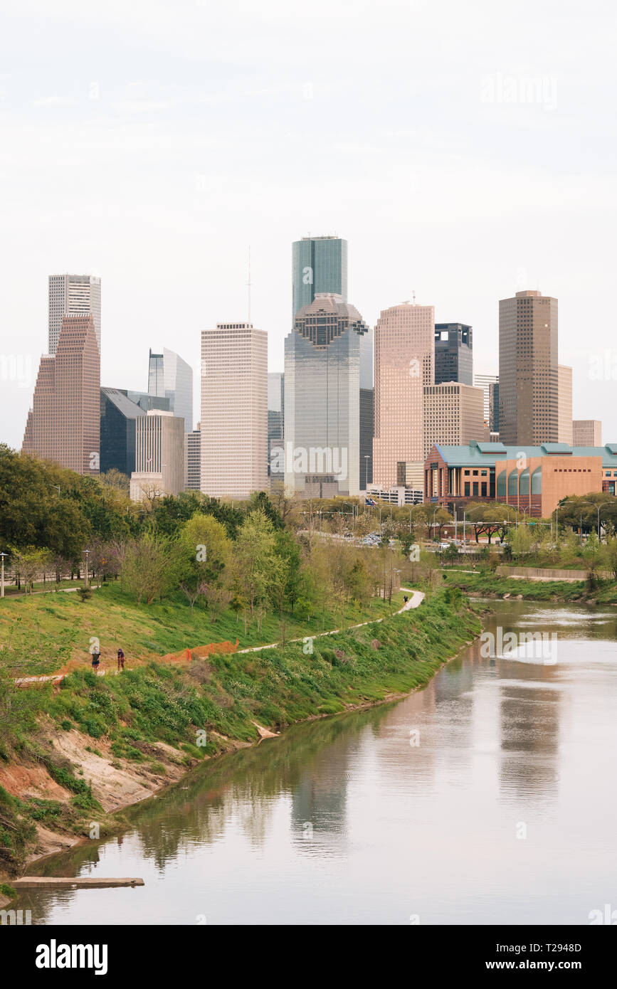 Houston texas skyline bayou hi-res stock photography and images - Alamy