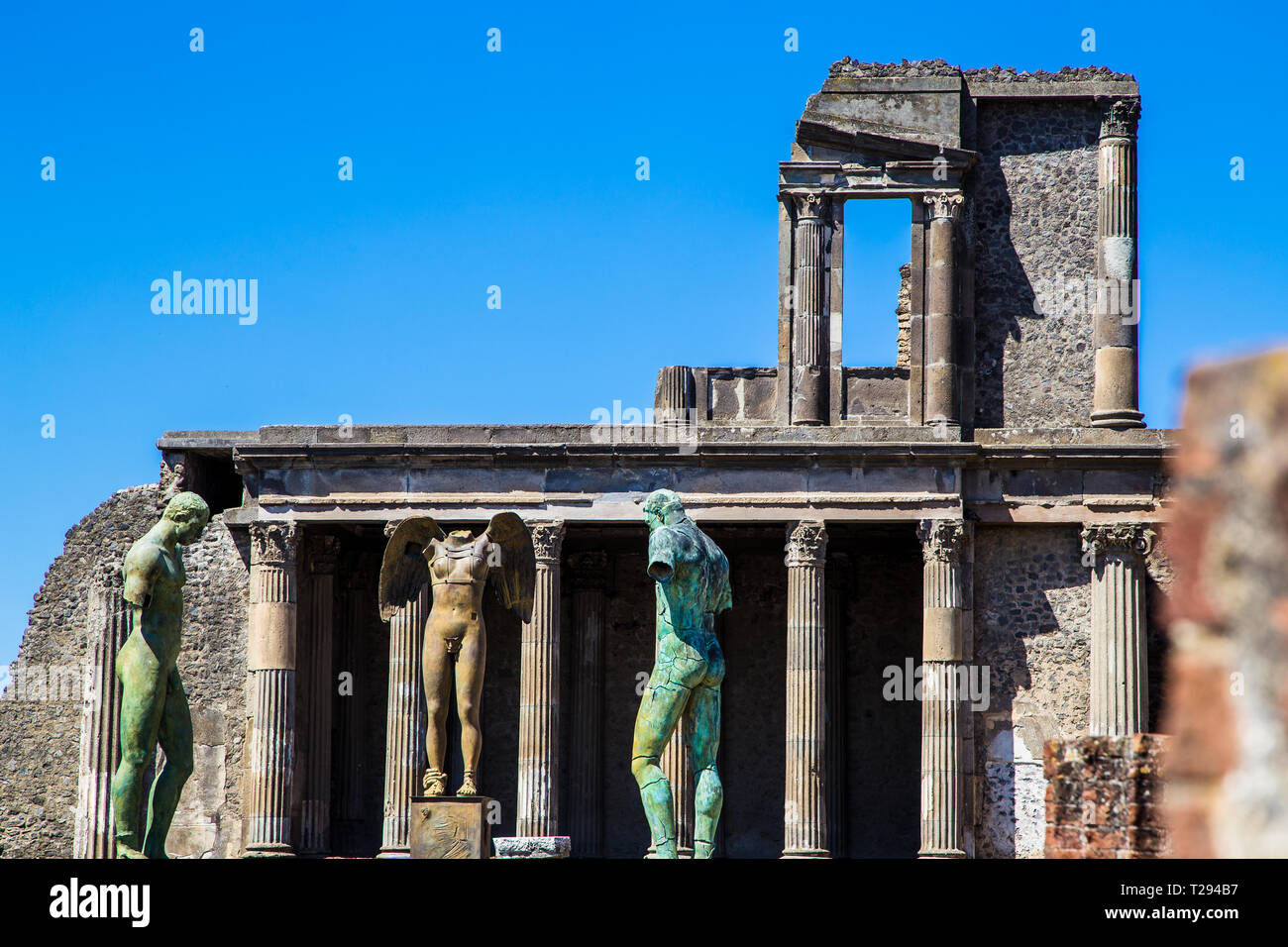 Archaeologists at pompeii historical hi-res stock photography and ...