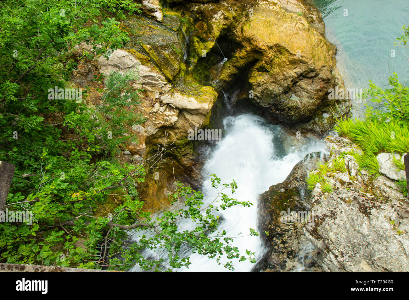 The Vintgar Gorge or Bled Gorge is a walk along gorge in northwestern ...