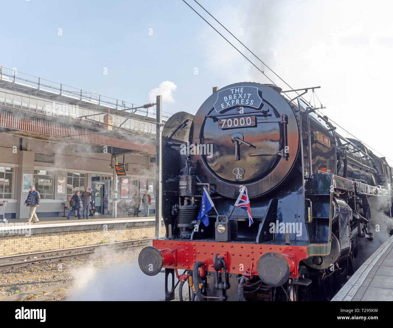 Steam engine front name plate hi-res stock photography and images - Alamy
