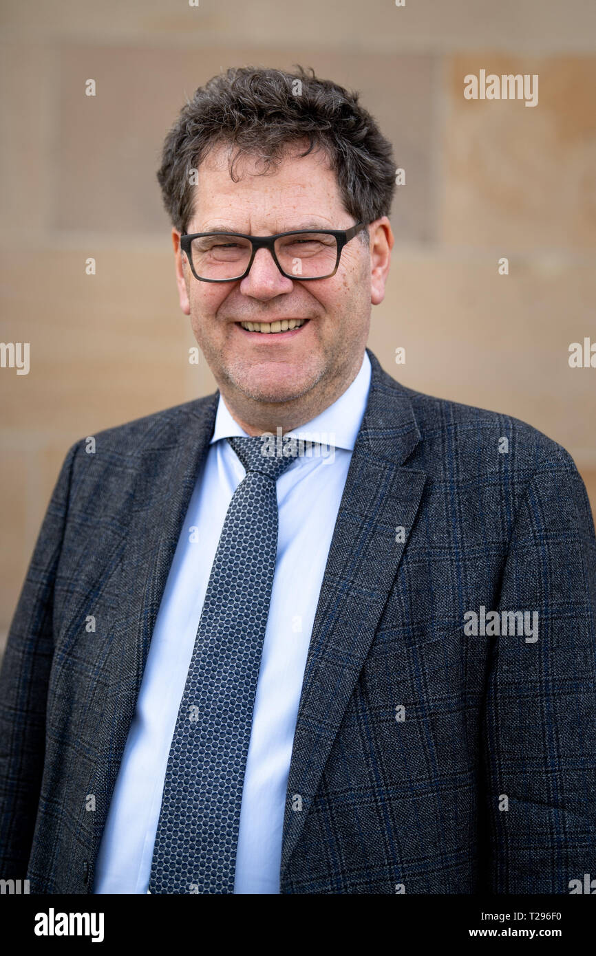 Stuttgart, Germany. 28th Mar, 2019. Reinhard Johler, Professor at the ...