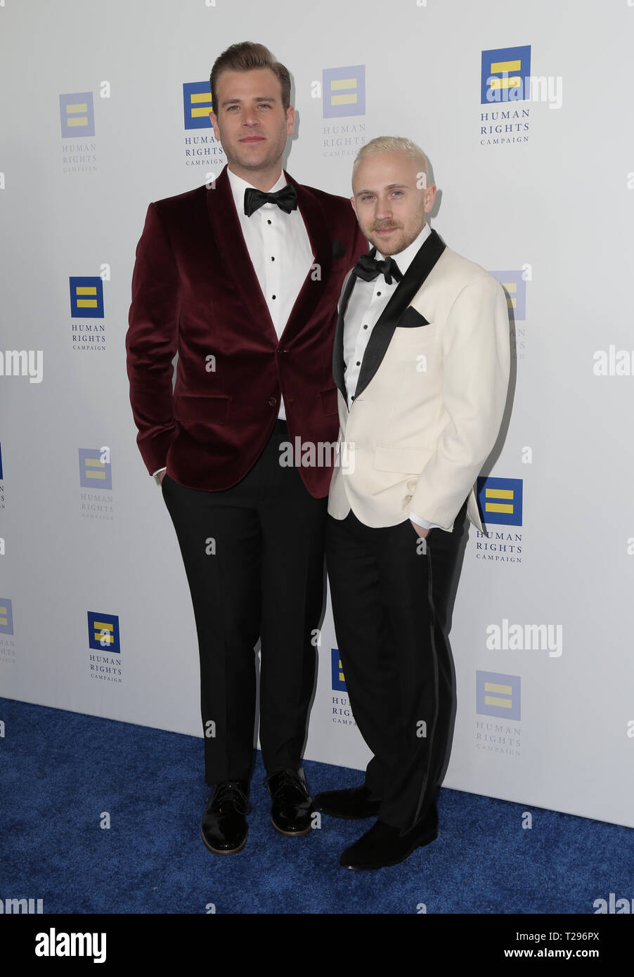 California, USA. 30th March 2019. Scott Evans and Zach Volin. The Human ...