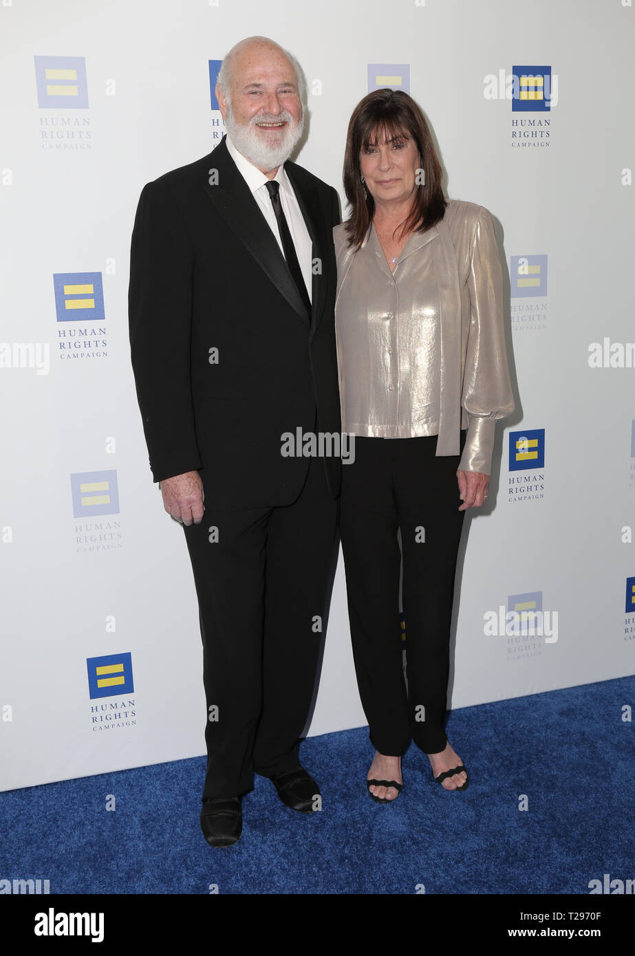 California, USA. 30th March 2019. Michele Singer Reiner, Rob Reiner ...