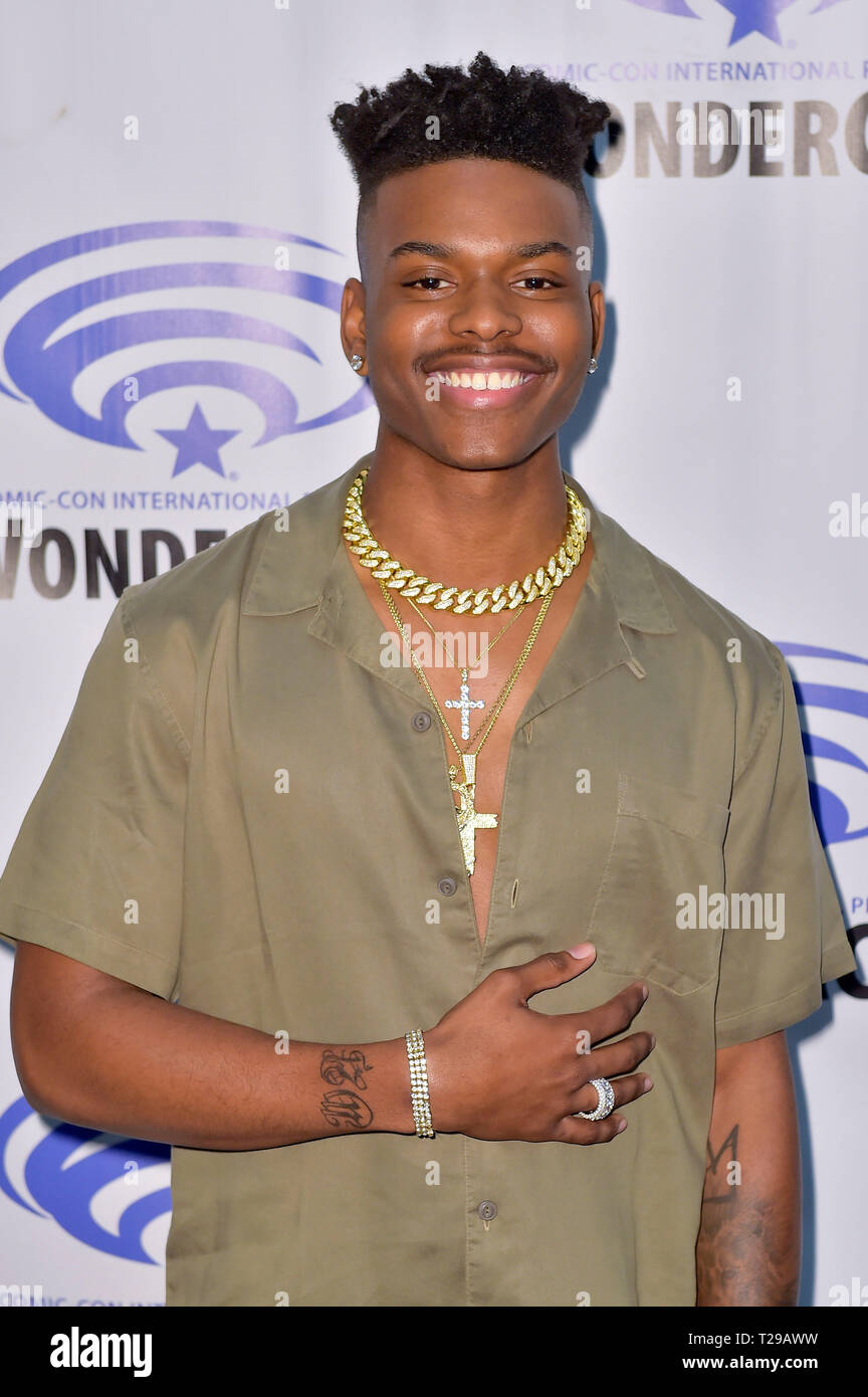 Aubrey Joseph at the Photocall for the Freeform TV series 'Marvel's ...