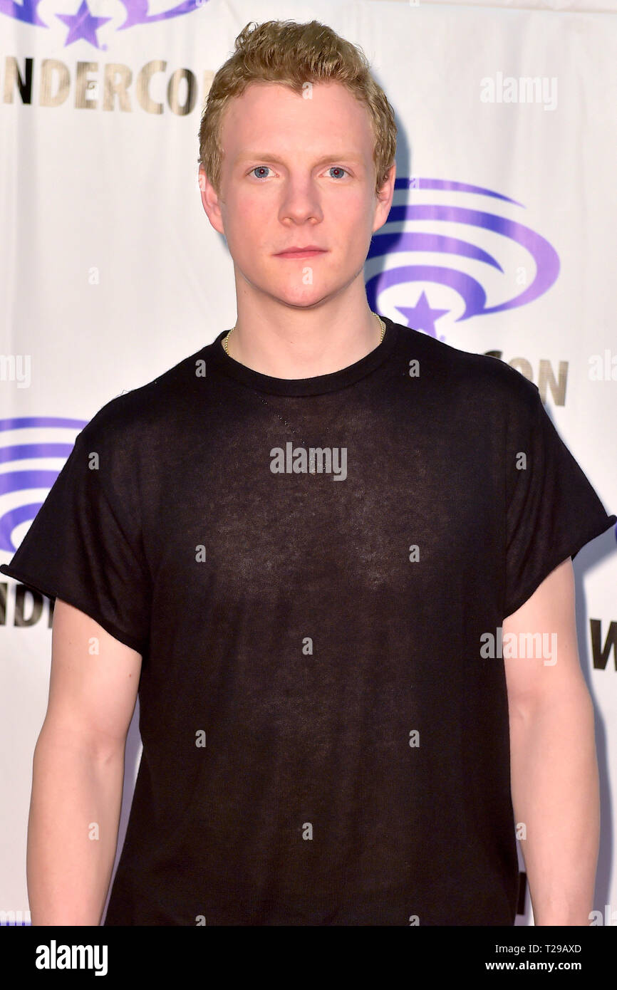 Anaheim, USA. 29th Mar, 2019. Patrick Gibson at the Photocall for the ...