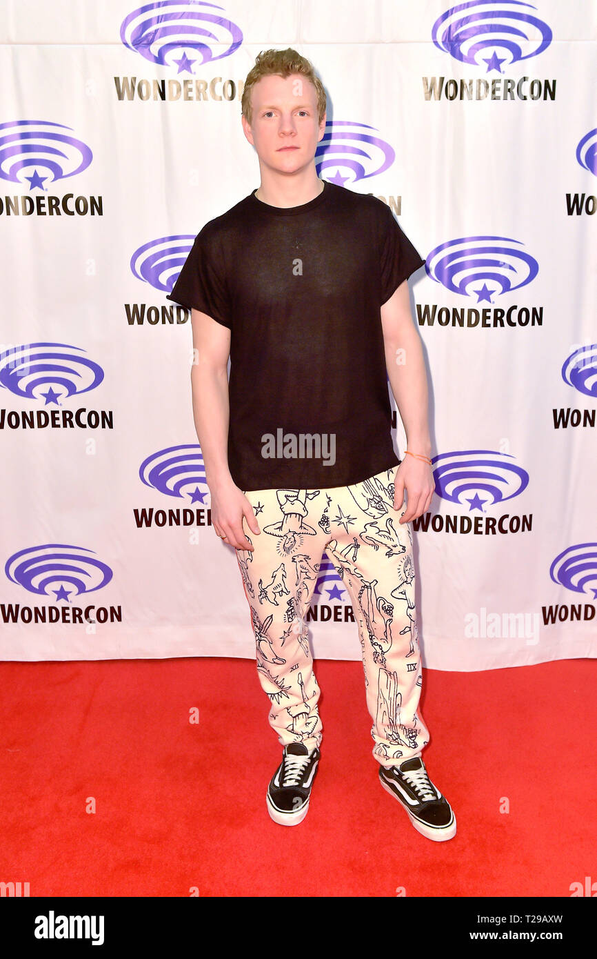 Anaheim, USA. 29th Mar, 2019. Patrick Gibson at the Photocall for the ...
