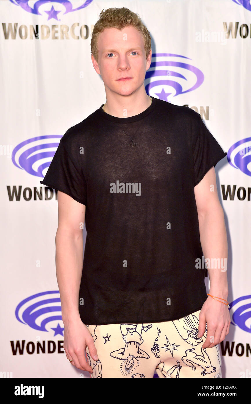 Anaheim, USA. 29th Mar, 2019. Patrick Gibson at the Photocall for the ...