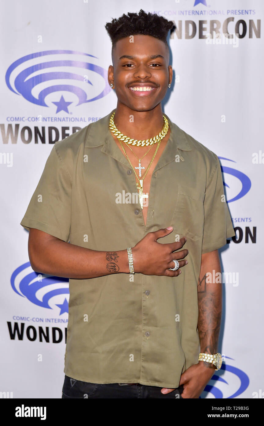Aubrey Joseph at the Photocall for the Freeform TV series 'Marvel's ...