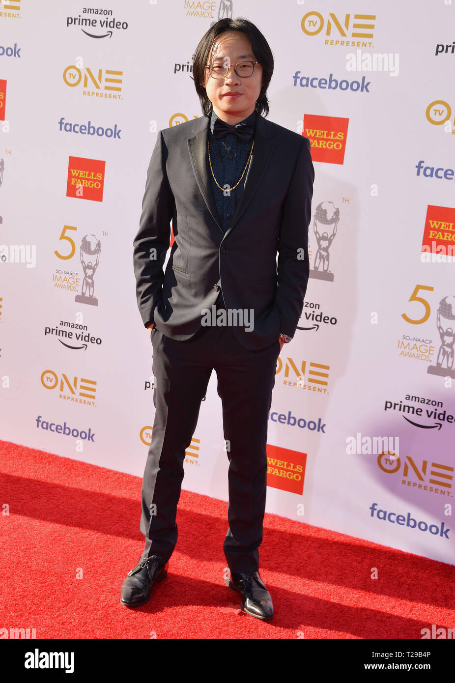 California, USA. 30th Mar, 2019. Jimmy O. Yang attends the 50th NAACP ...