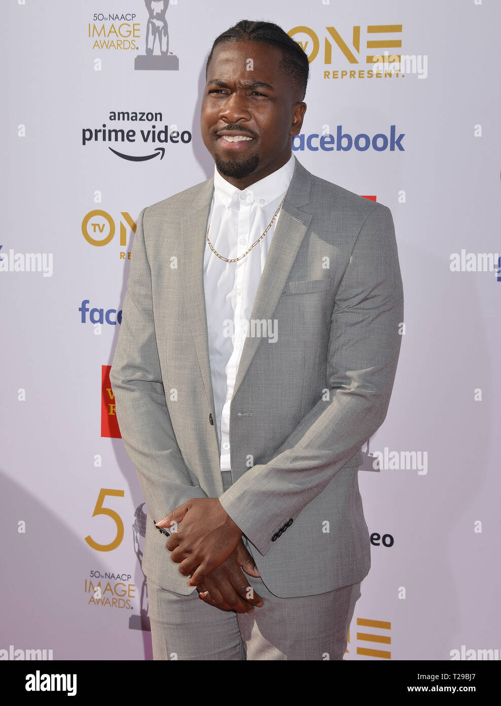 California, USA. 30th Mar, 2019. Jean Elie attends the 50th NAACP Image ...
