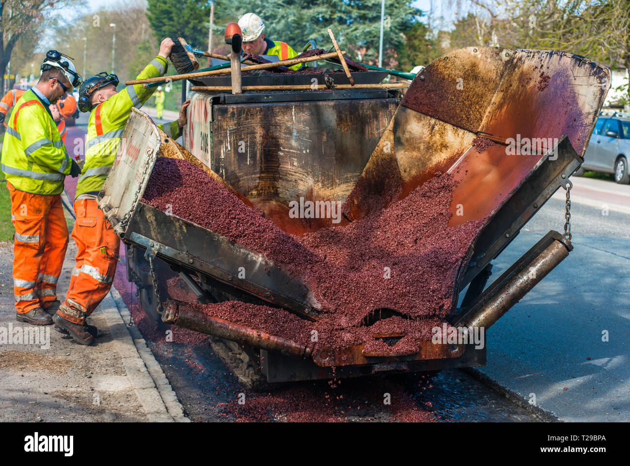 Road Resurfacing Work Uk High Resolution Stock Photography and Images ...