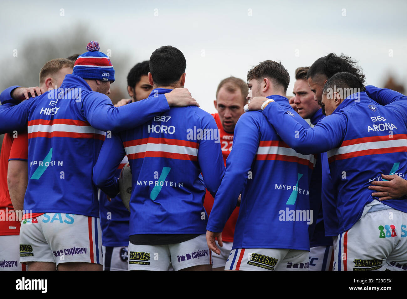 Wakefield, UK. 31 March 2019. Mobile Rocket Stadium, Wakefield, England ...