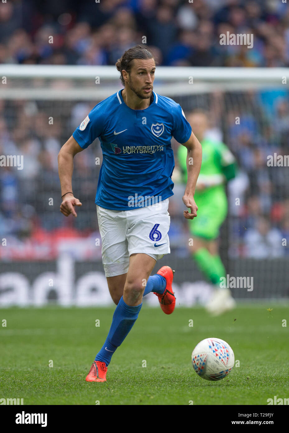 Christian Burgess of Portsmouth during the Checkatrade Trophy FINAL ...