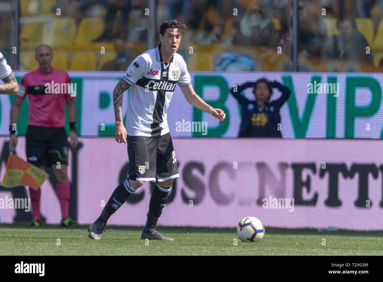 Alessandro Bastoni (Parma) during the Italian "Serie A" match between ...