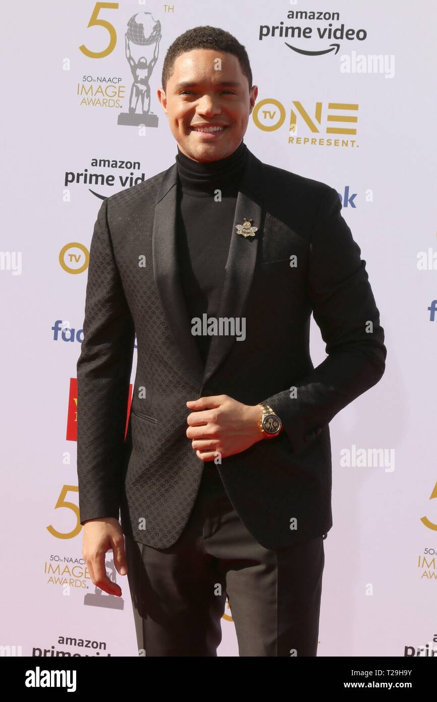 Los Angeles, CA, USA. 30th Mar, 2019. Trevor Noah at arrivals for 50th ...