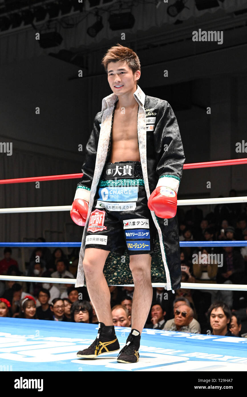 Tokyo, Japan. 27th Mar, 2019. Hironori Mishiro (JPN) Boxing : Hironori ...