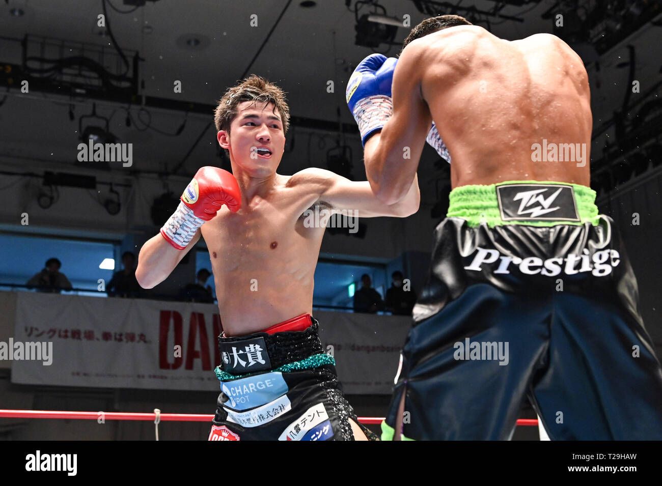 Tokyo, Japan. 27th Mar, 2019. (L-R) Hironori Mishiro, Takuya Watanabe ...
