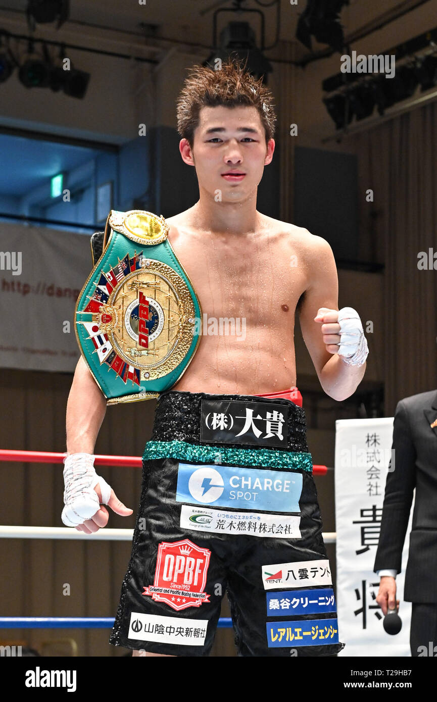 Tokyo, Japan. 27th Mar, 2019. Hironori Mishiro (JPN) Boxing : Hironori ...