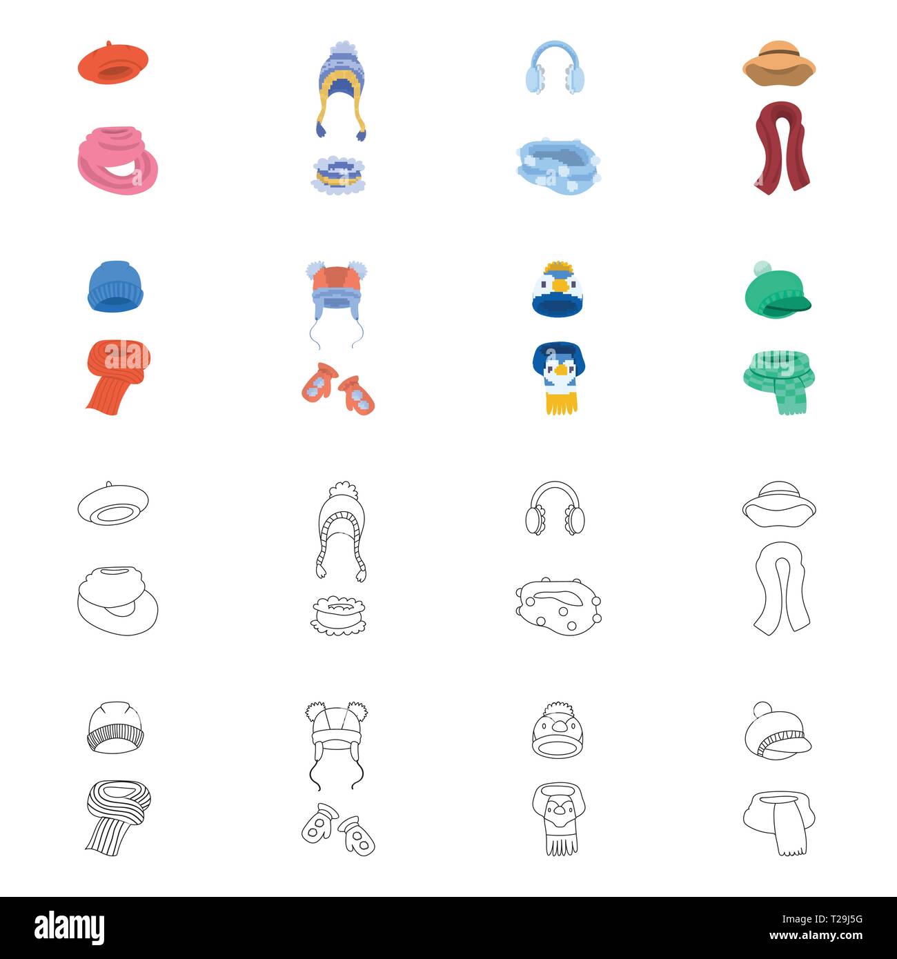 beret,hat,earmuff,red,flaps,scarf,blue,pompom,clamp,elegant,mitten,pink ...