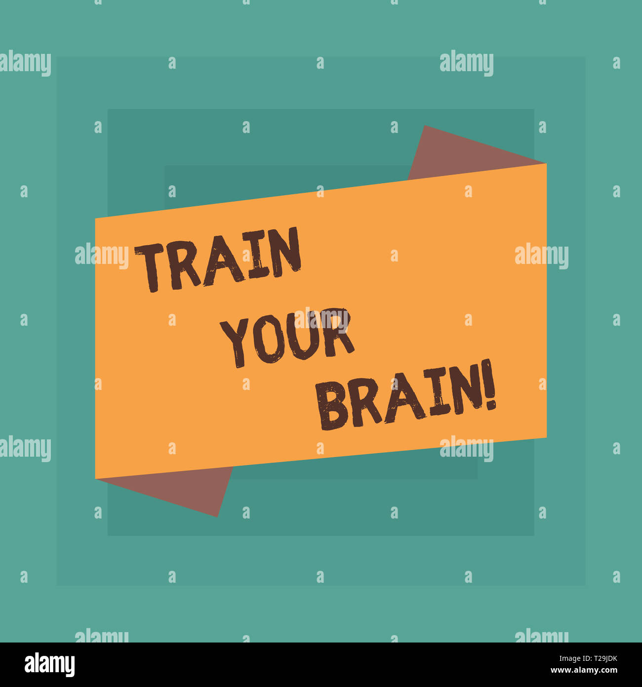 Conceptual hand writing showing Train Your Brain. Concept meaning ...