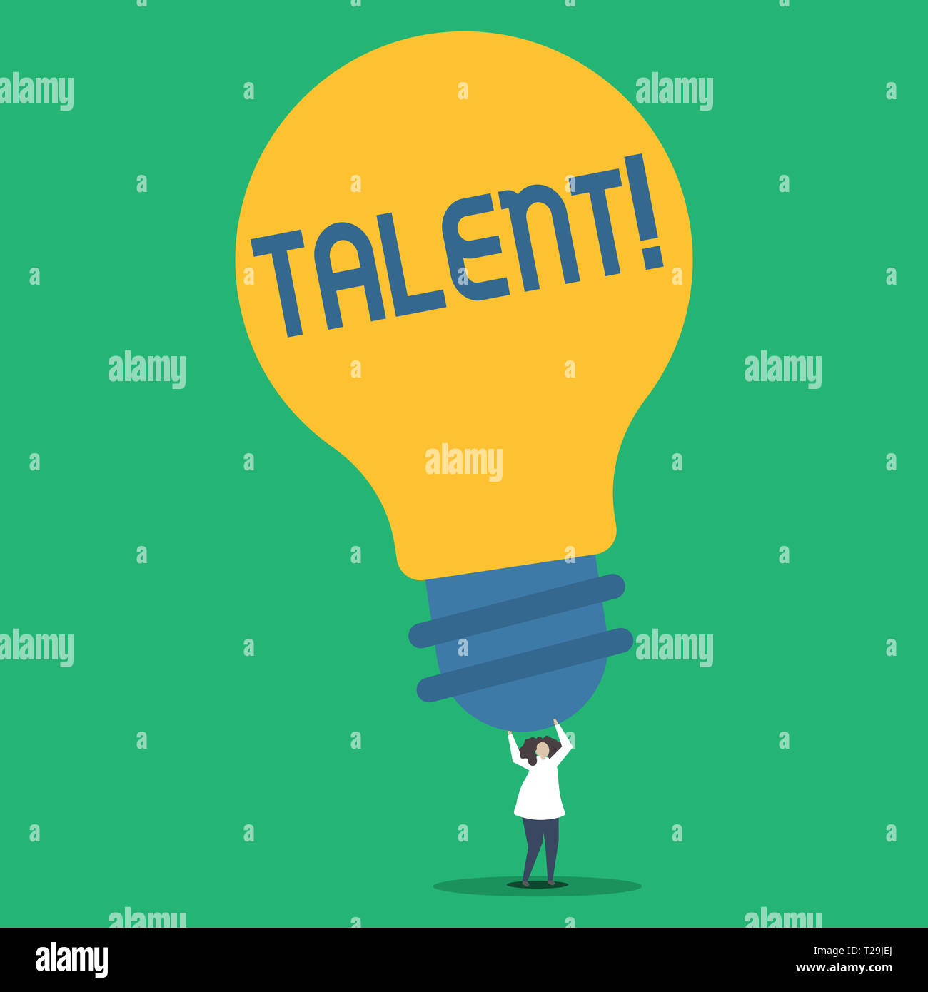 Handwriting text Talent. Conceptual photo Natural abilities of showing ...