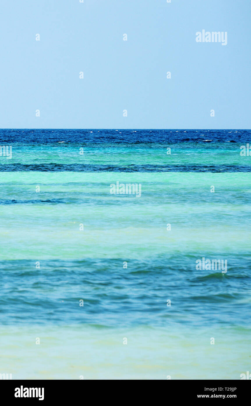 Water Colors of Maldives Stock Photo - Alamy