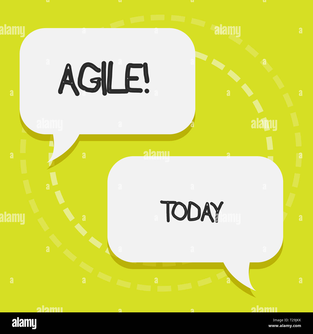 Conceptual hand writing showing Agile. Concept meaning Develop an ...