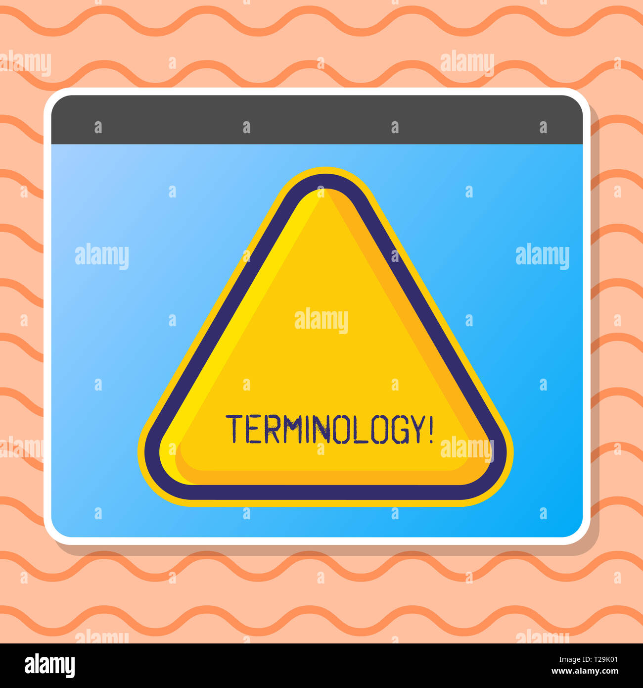 Writing note showing Terminology. Business concept for Collection of ...