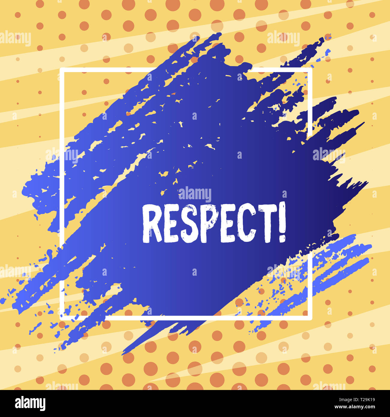 Text sign showing Respect. Business photo text Feeling of deep ...
