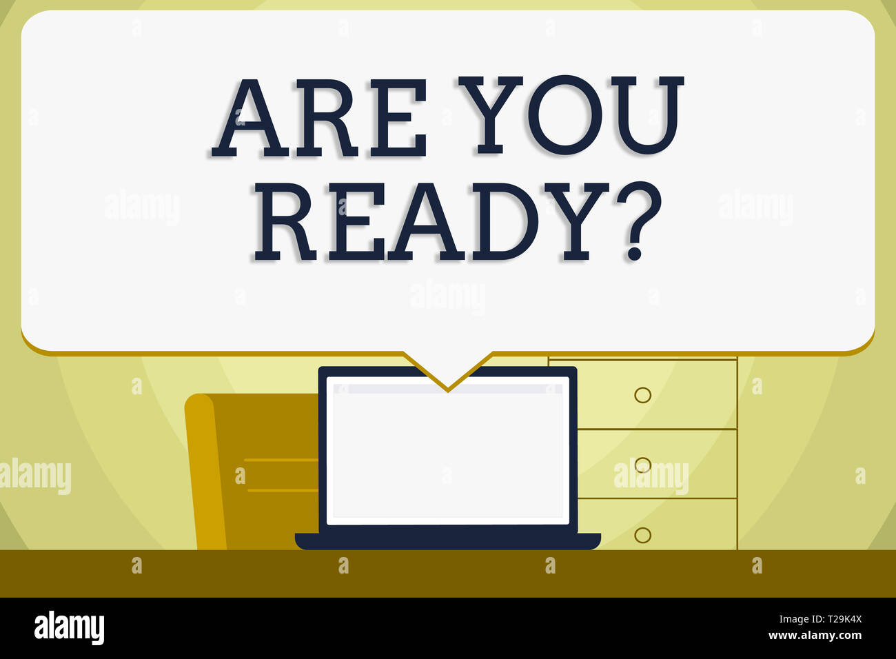 Conceptual hand writing showing Are You Readyquestion. Concept meaning ...