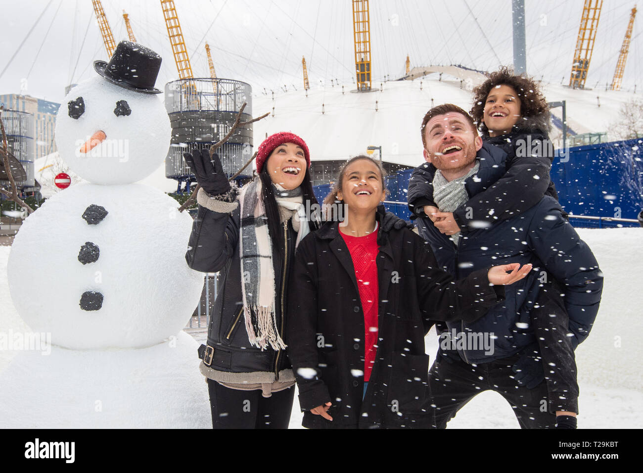Visitors (left to right) Bex Leung, Kaya, ten, Christian Ward, and ...