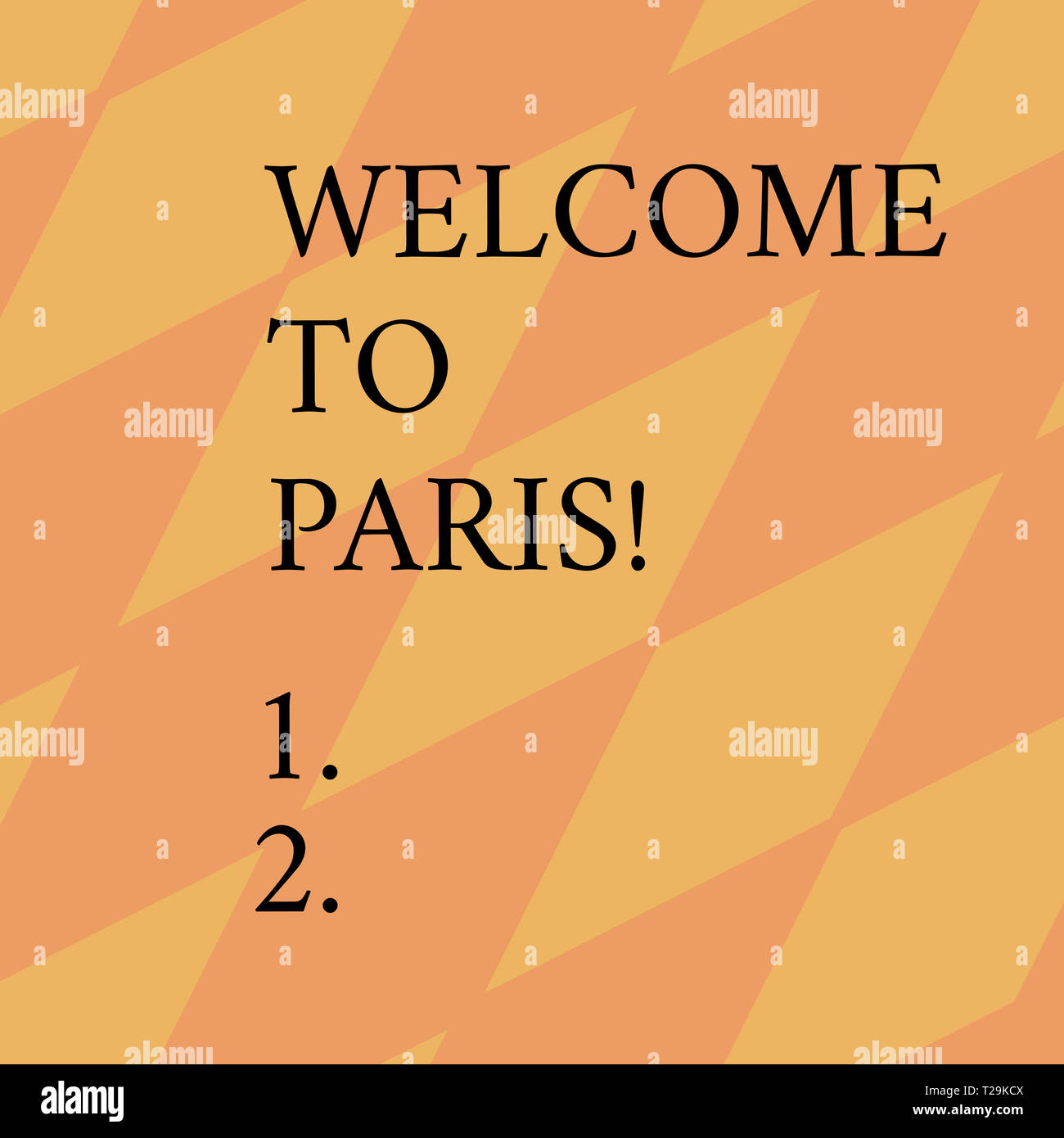 Word writing text Welcome To Paris. Business photo showcasing Arriving ...