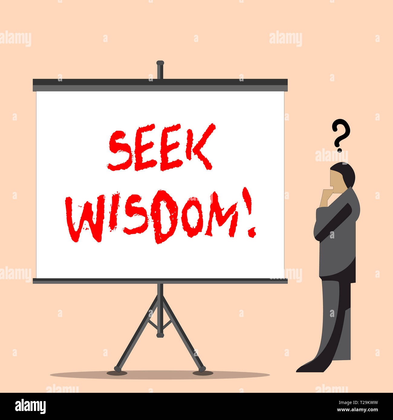 Word writing text Seek Wisdom. Business photo showcasing ability to ...