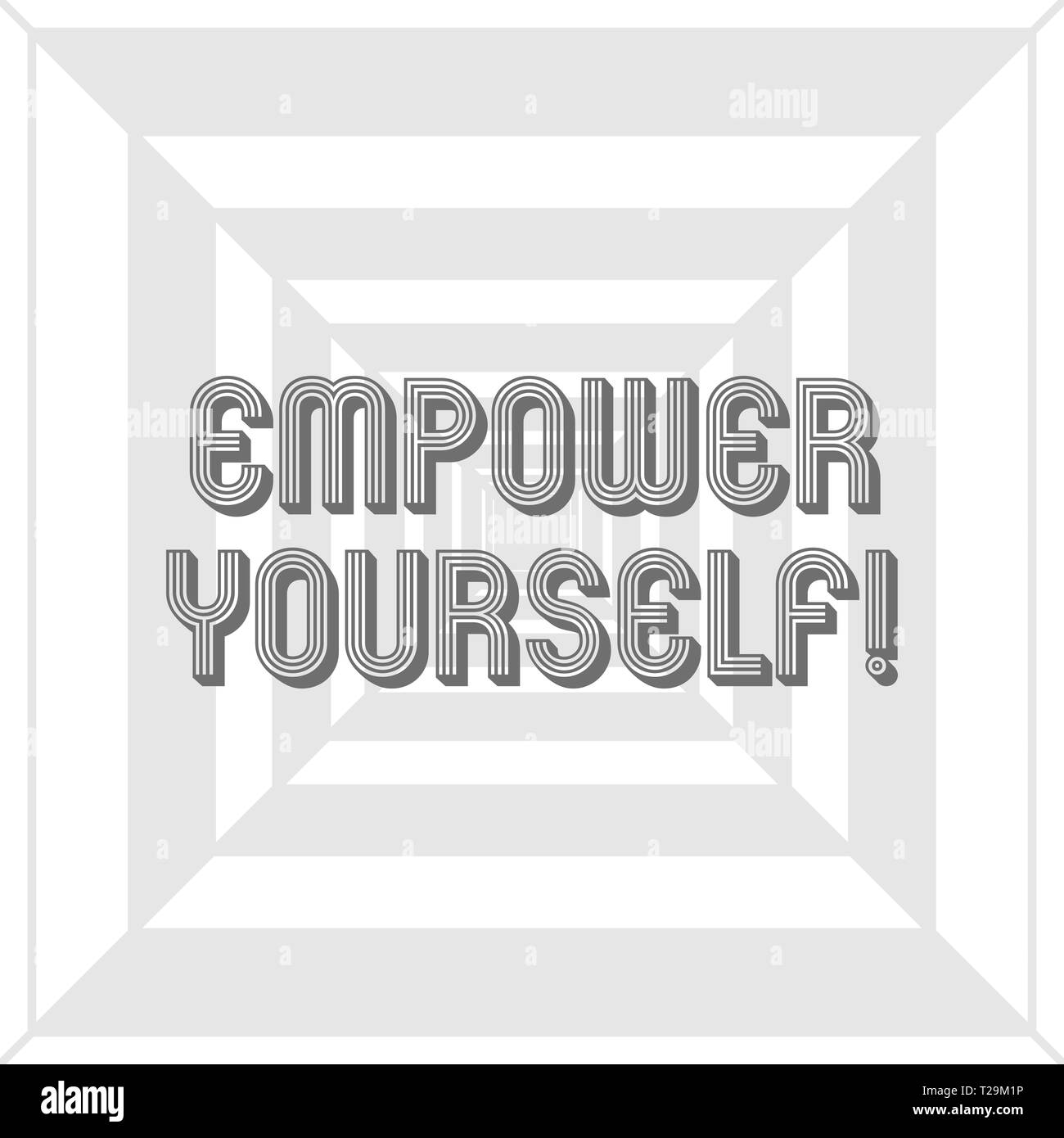 Writing note showing Empower Yourself. Business concept for taking ...