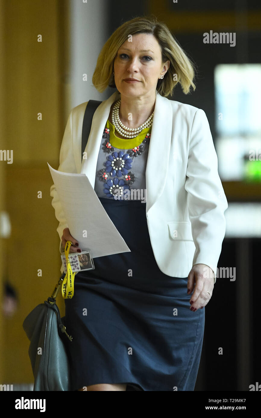 Scottish politicians attends the weekly First Minister's Question's at ...