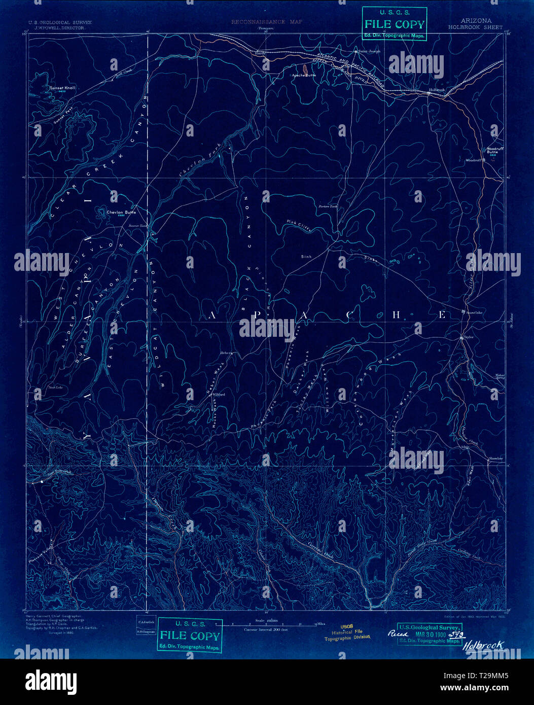 Holbrook arizona map hi-res stock photography and images - Alamy