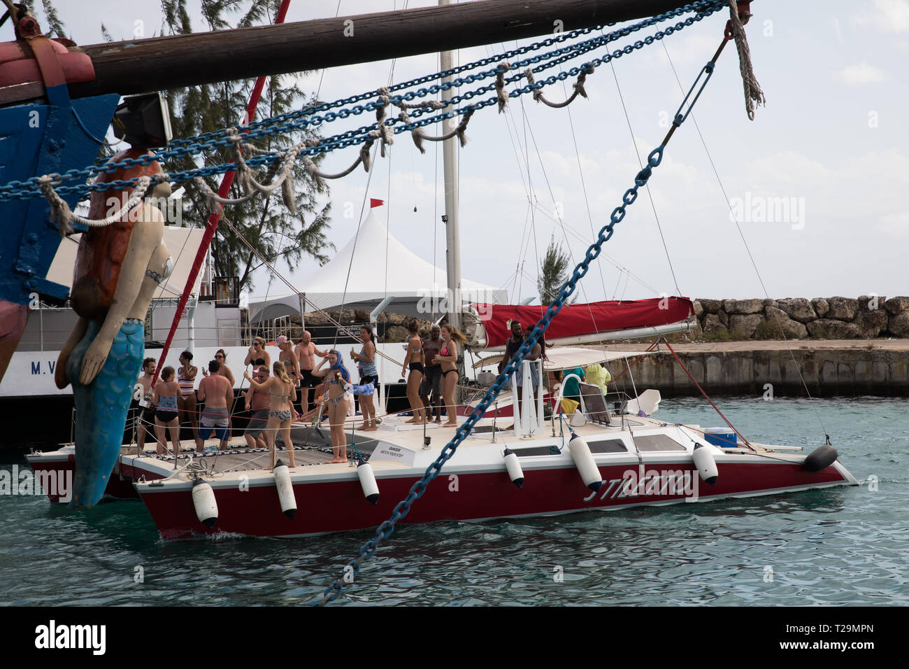 Barbados beach party hi-res stock photography and images - Alamy