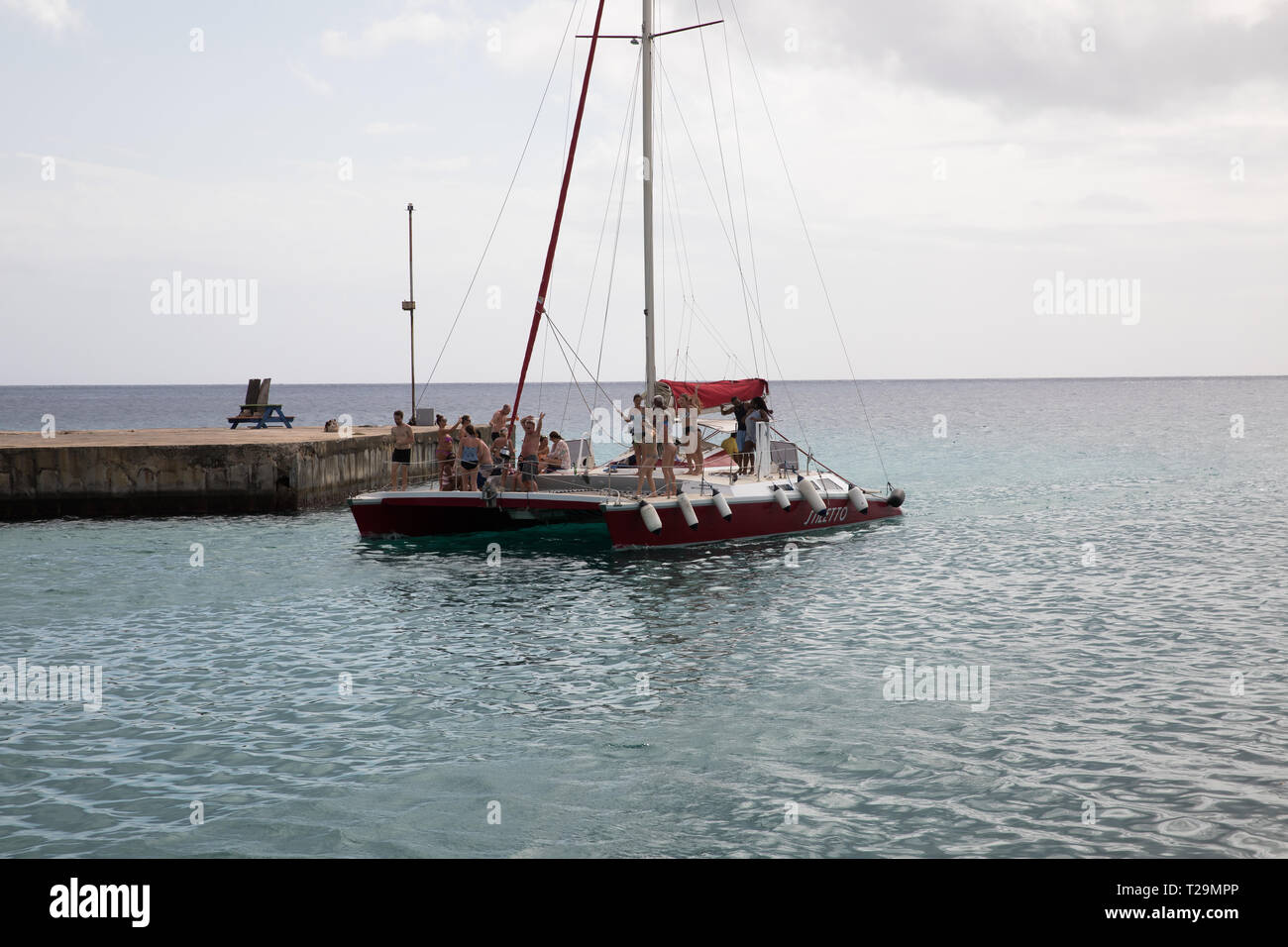Party boats in Bridgetown, the capital of Barbados Stock Photo - Alamy