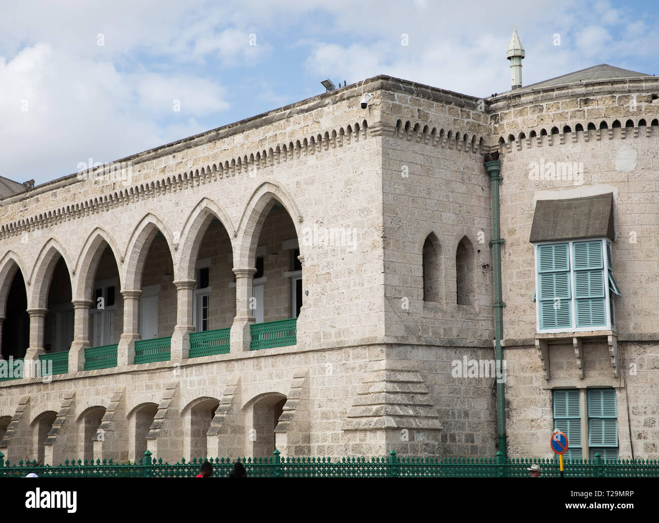 Parliament Building in Bridgetown, the capital of Barbados Stock Photo ...
