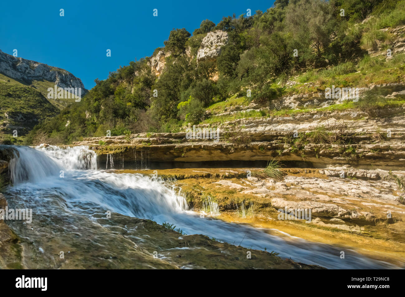 Cava Grande del Cassibile Natural Reserve, Siracusa, Sicily, Italy. It ...