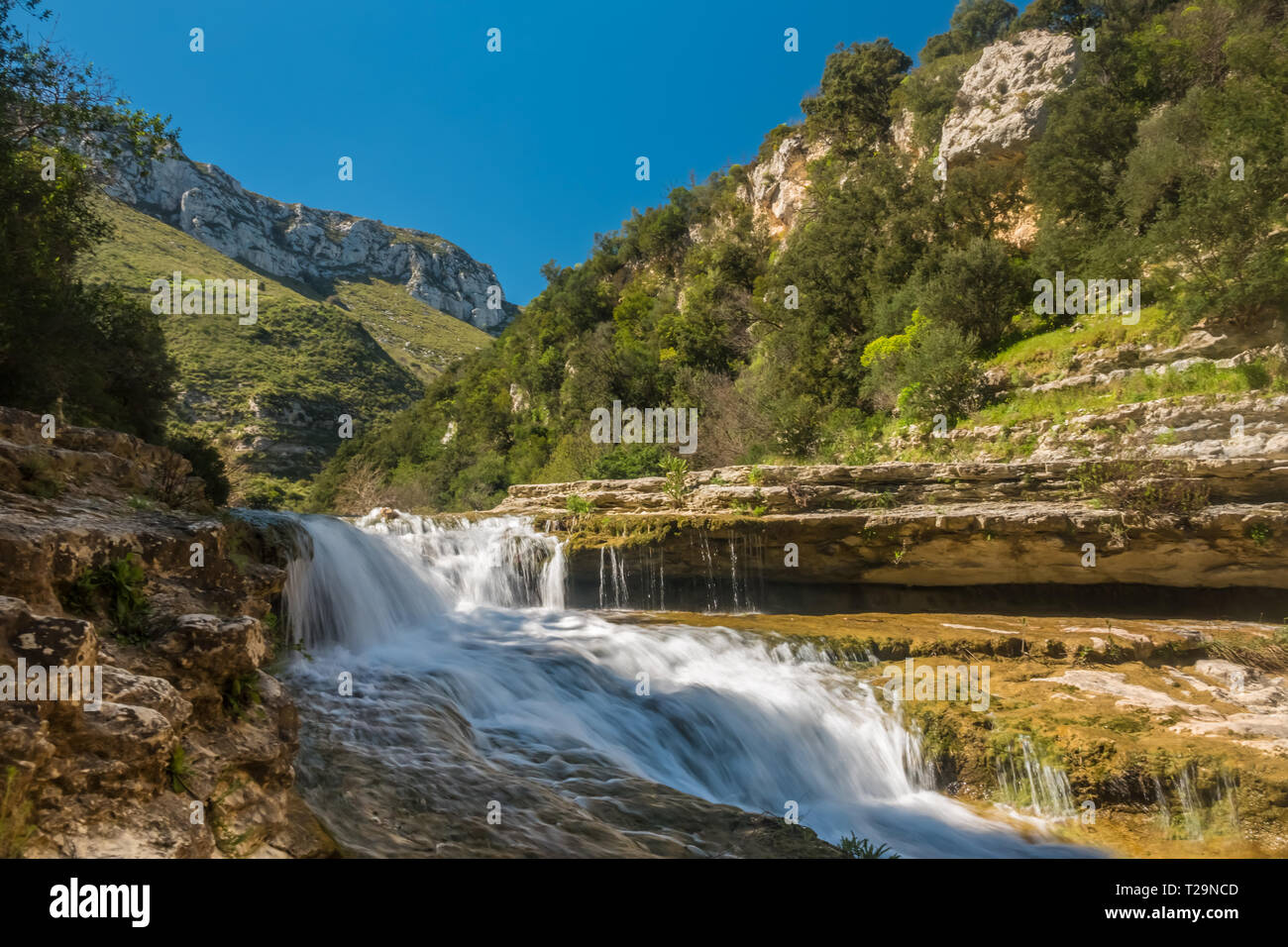 Cava Grande del Cassibile Natural Reserve, Siracusa, Sicily, Italy. It ...
