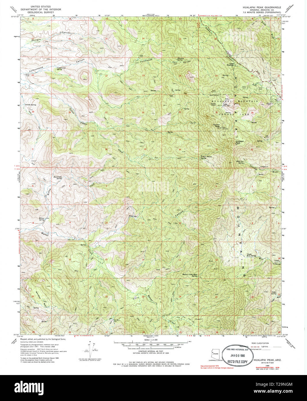 Hualapai peak hi-res stock photography and images - Alamy