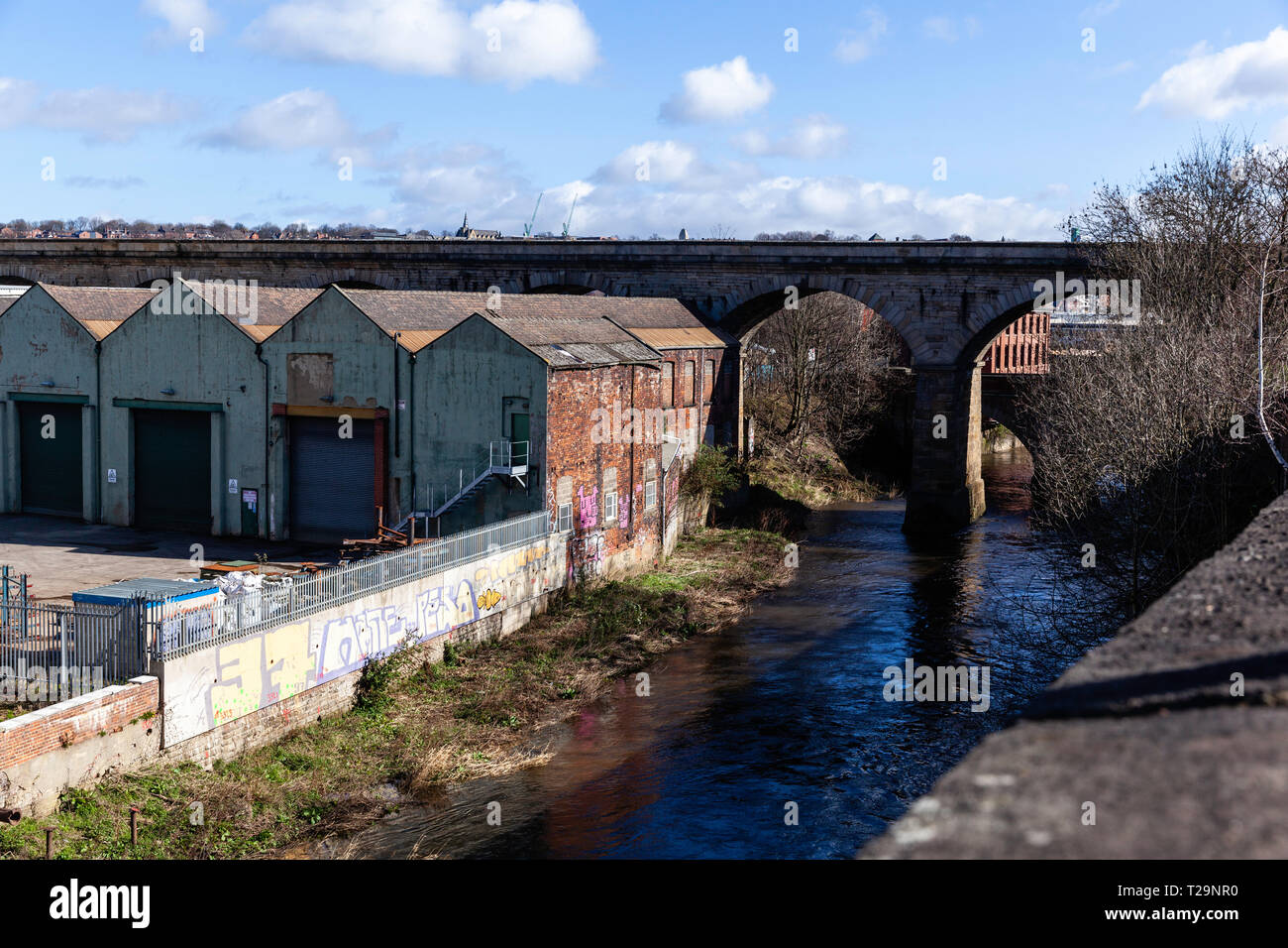 Kirkstall Viaduct, Leeds, Yorkshire Stock Photo - Alamy