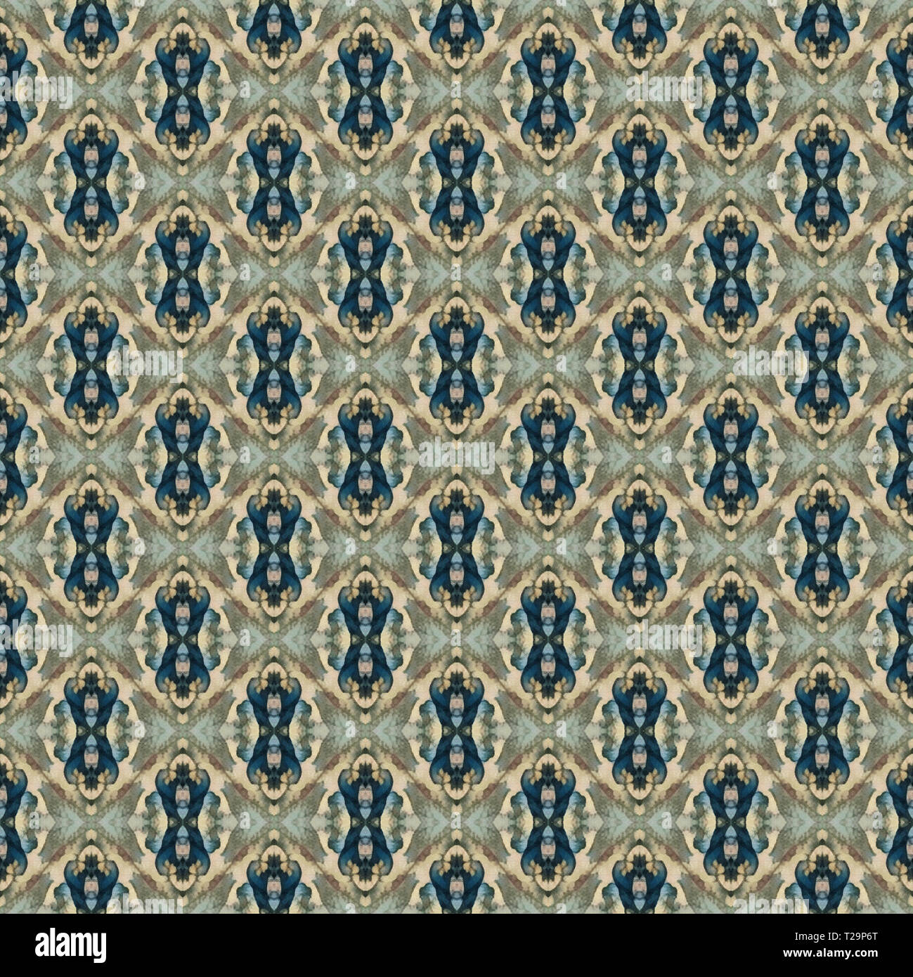 Vintage abstract and geometrical seamless pattern. Ancient retro ...