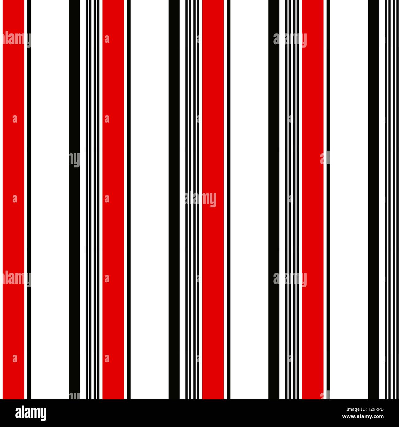 Retro stripe pattern with navy red,white, black and orange parallel stripe. Vector pattern ...
