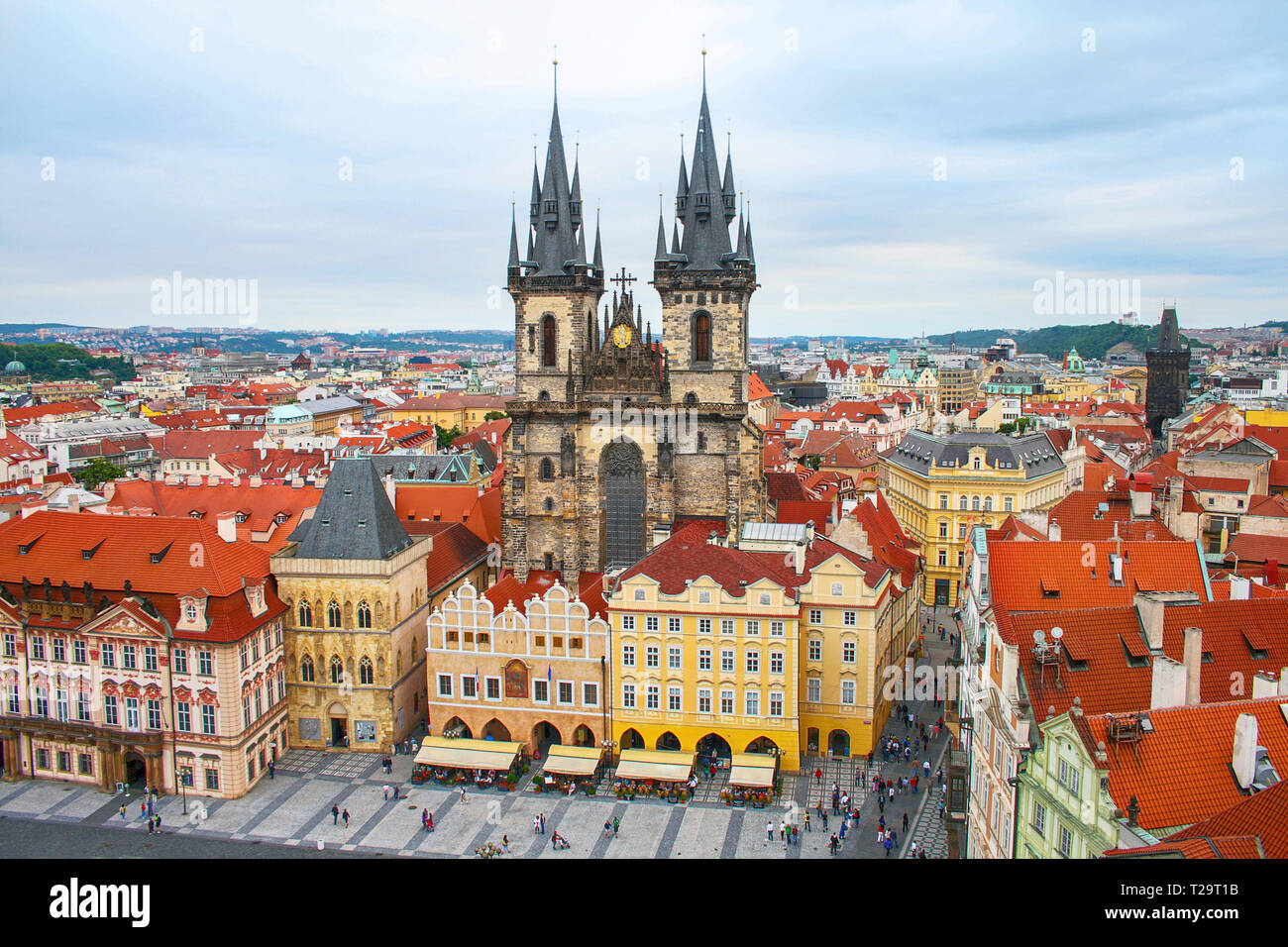 Prague Old Town Square Czech Republic Stock Photo - Alamy