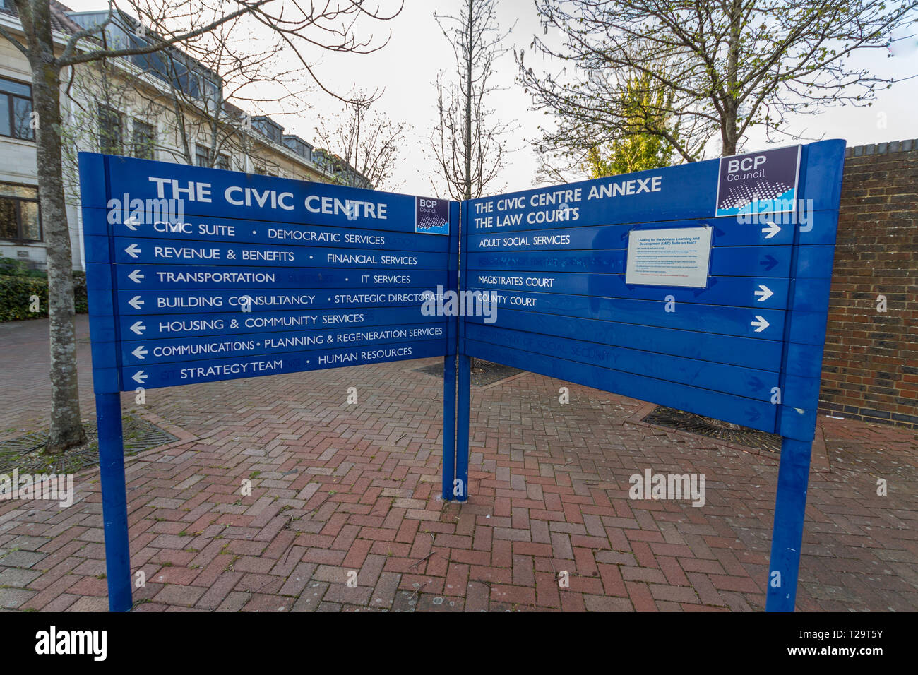 Bcp council sign hi-res stock photography and images - Alamy